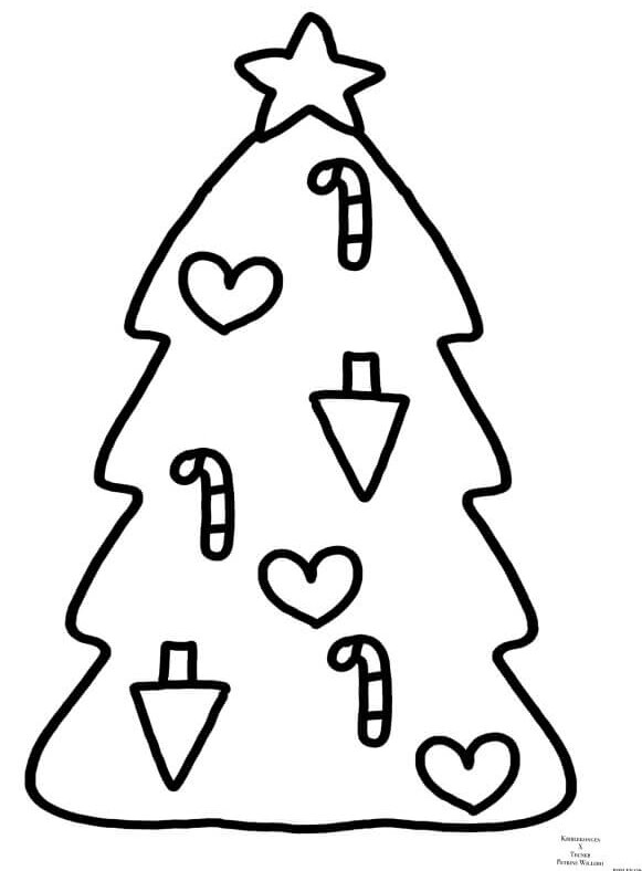 Juletegninger til gratis print - Kriblekongen juletegning jul gratis print